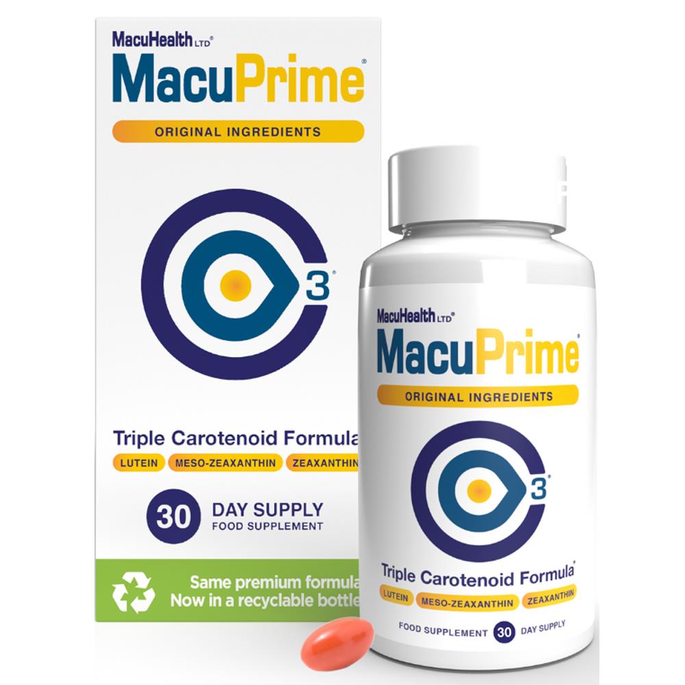 MacuPrime Triple Carotenoid Formula - Enhance Eye Health