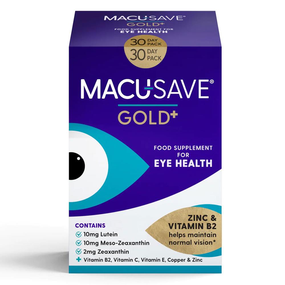 MACUSAVE GOLD 30 DAY PACK 90 CAPSULES | Ronaghans Pharmacy | Monaghan ...