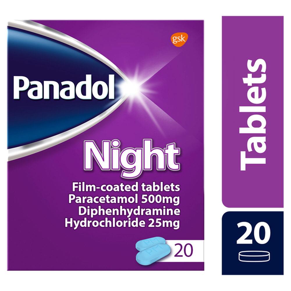 PANADOL NIGHT TABLETS 20 PACK | Ronaghans Pharmacy | Monaghan | Ireland