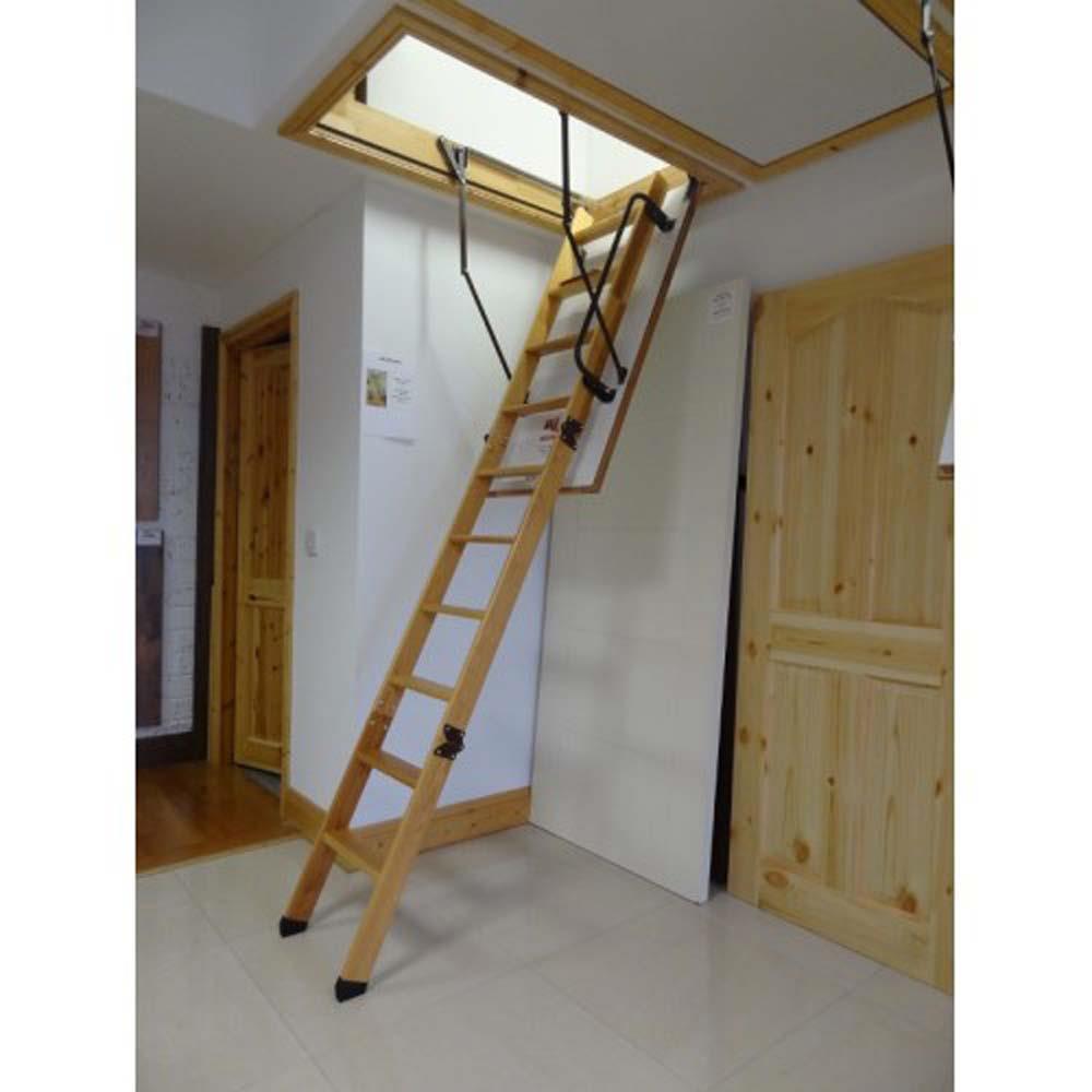 Oman Termo Attic Loft Ladder Black Protective Feet Homevalue DIY ...