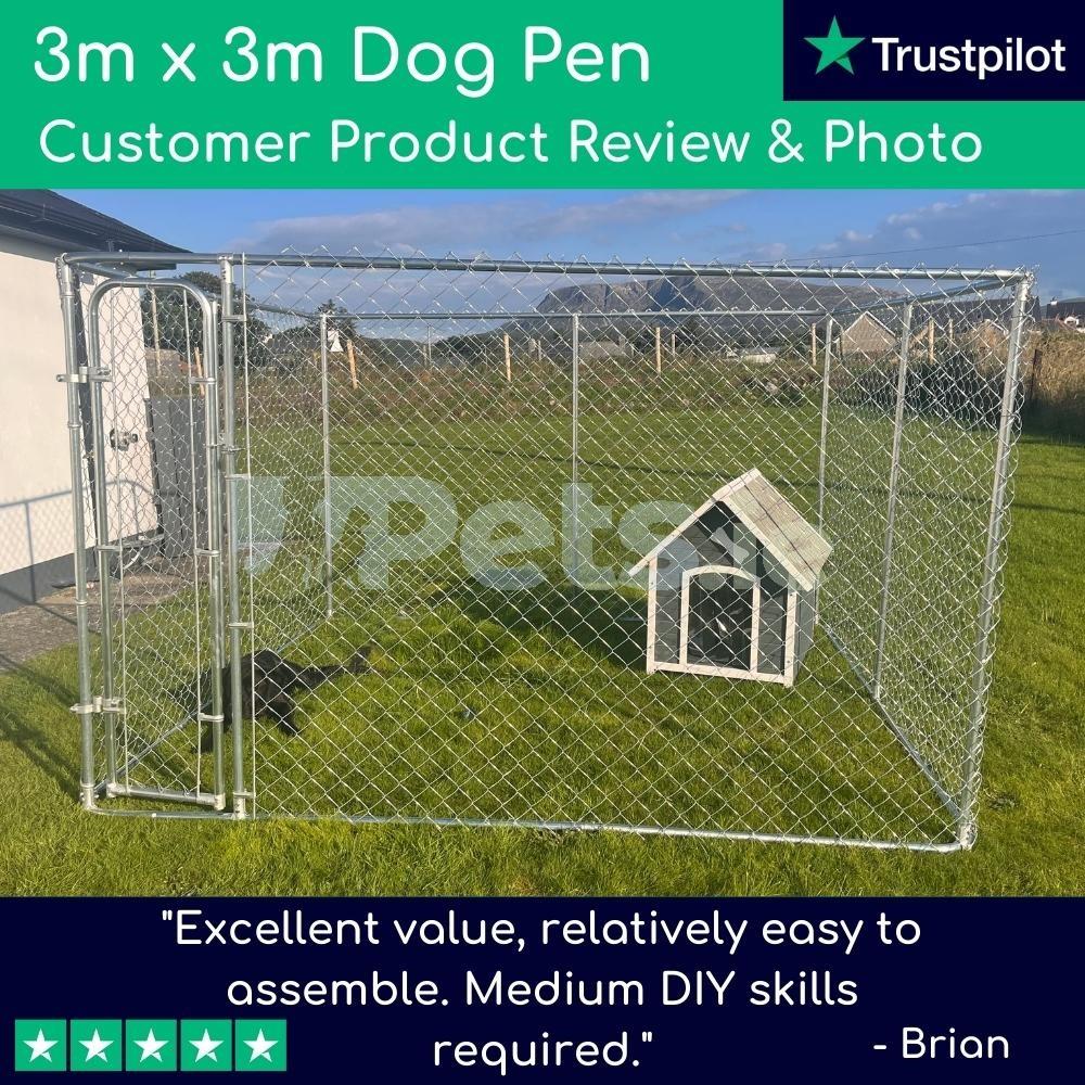 Dog Pen - 3m x 3m | Pets.ie | Ireland