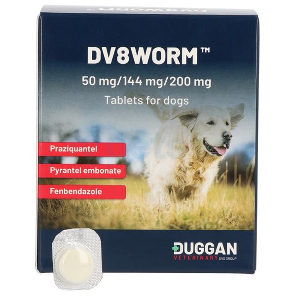 Duggan Veterinary DV8worm - Worming Tablet For Dogs | Pets.ie | Ireland