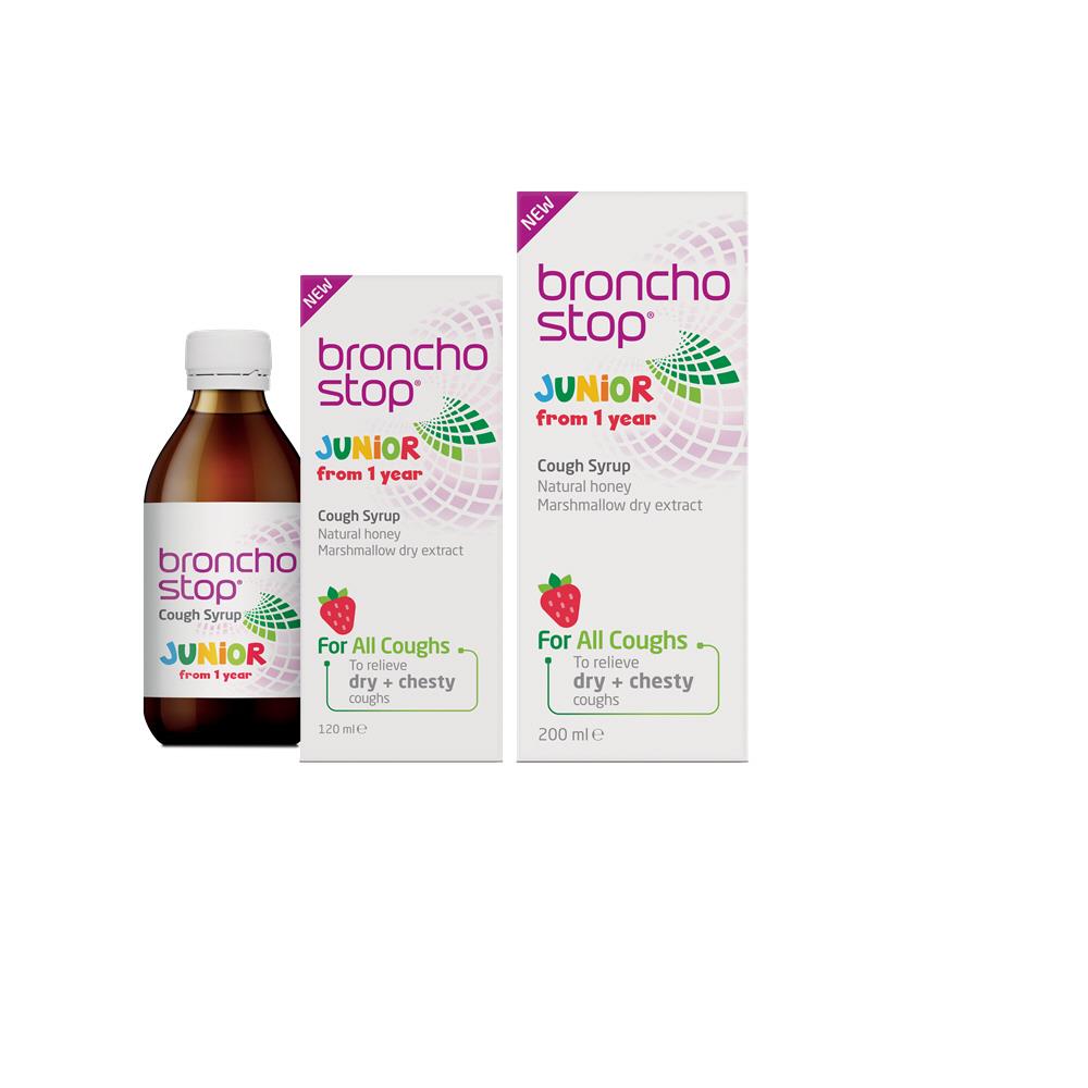 Broncho Stop Junior 120ml | Cottage Pharmacy | Drogheda | Drogheda |Ireland