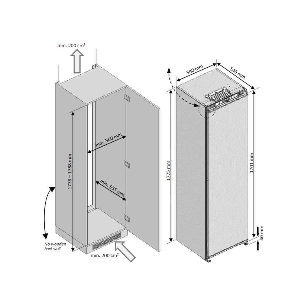 Beko Integrated Larder Fridge | Nioclas O Conchubhair Homevalue ...