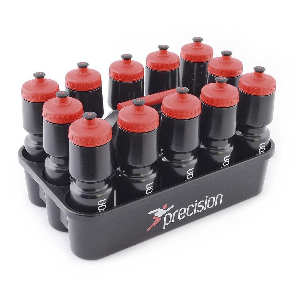 Precision 700ml Sports Team Water Bottle Set Black 12 Pack With Carrier Michael Murphy precision-700ml-sports-team-water-bottle-set-black-12-pack-with-carrier-michael-murphy
