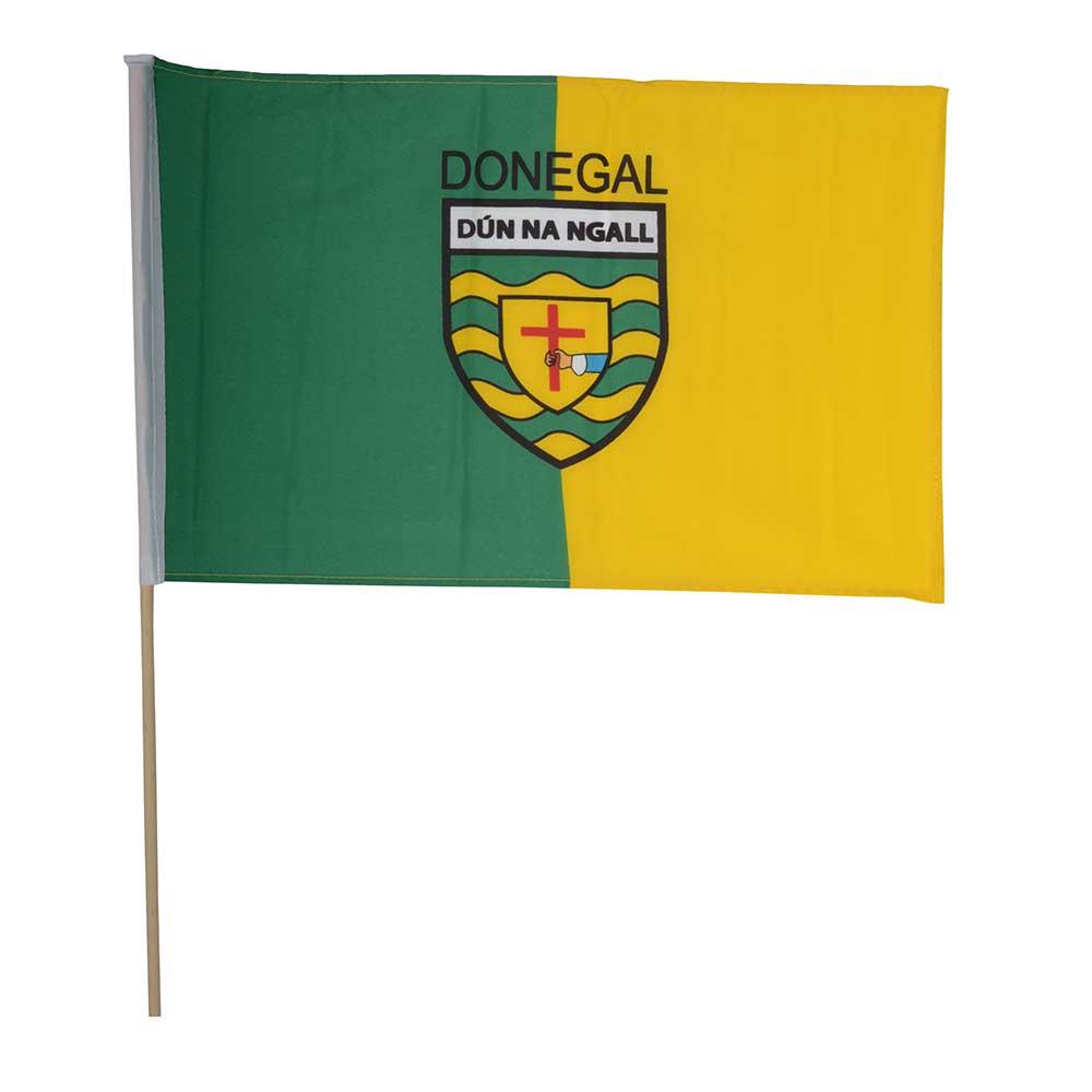 Official GAA Merchandise Donegal GAA Handheld Flag - GREEN | Michael ...