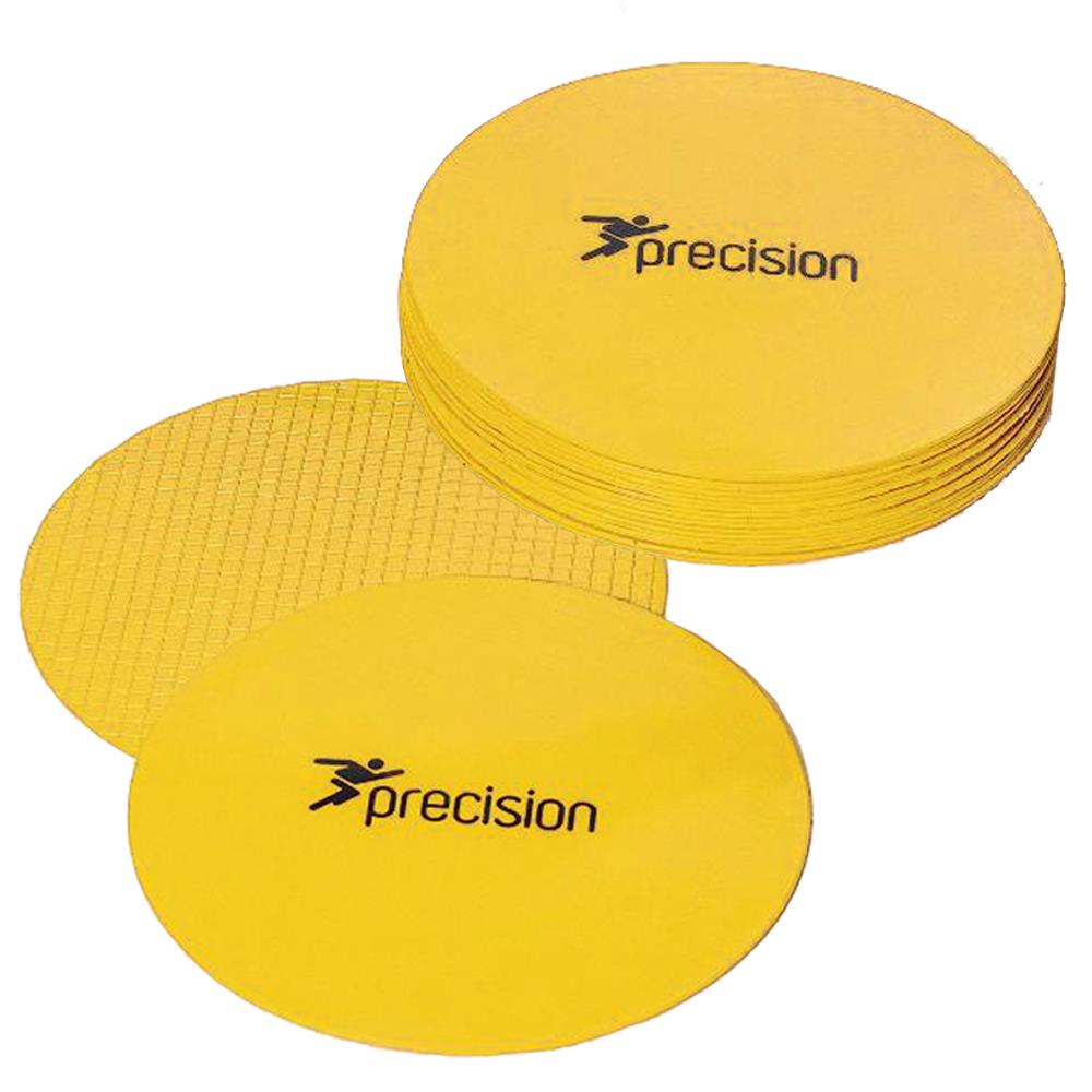 Precision Round Flat Markers |10 Pack | Yellow | Michael Murphy Sports ...