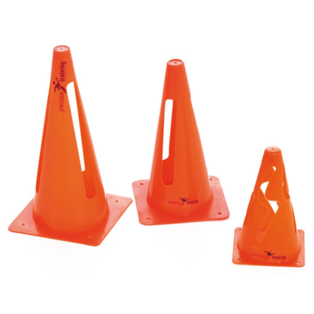Precision 9" Collapsible Traffic Training Cones | Orange | Set of 4 ...