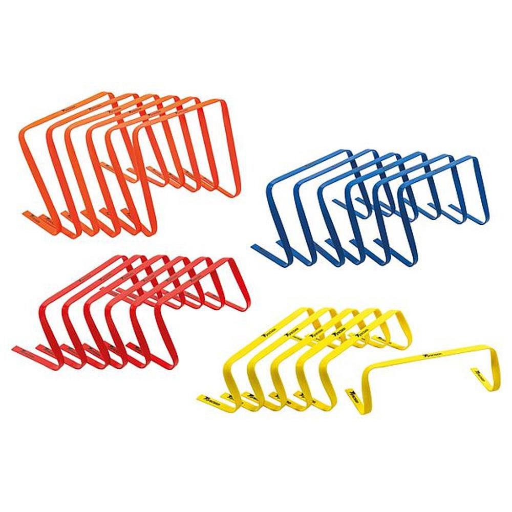 Precision 15" Flat Training Hurdles | Orange | Set of 6 | Michael ...