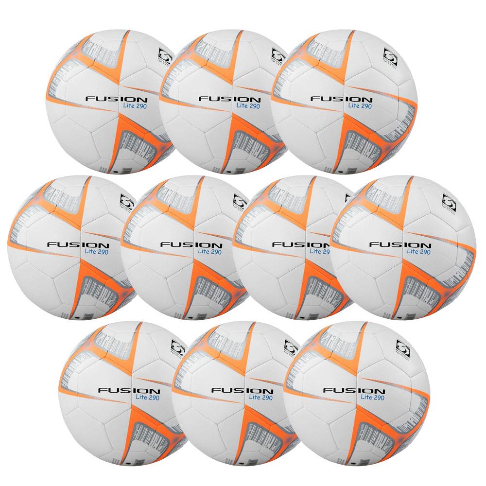 Precision Fusion Lite 290G Football | (Age U6-U8) | 10 Pack - White ...