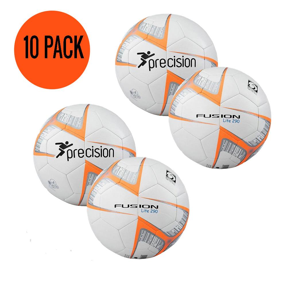 Precision Fusion Lite Football | (Ages U6-U8) | 290G | Pack of 10 ...
