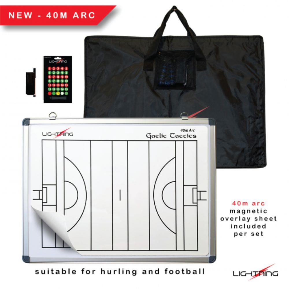 Lightning GAA Tactics Board | 60X90CM - WHITE | Michael Murphy Sports ...