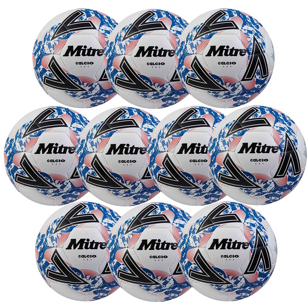 Mitre Calcio Training Ball Size 5 Pack of 10 - WHITE | Michael Murphy ...
