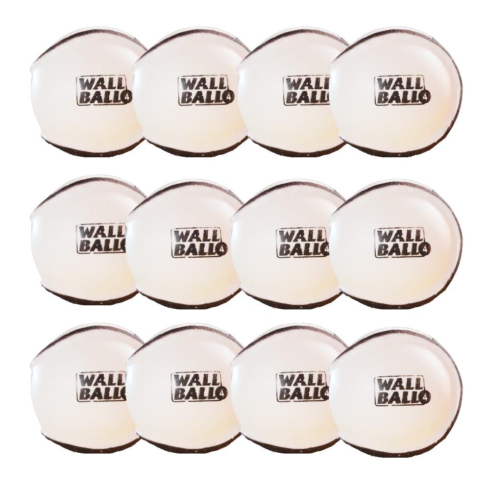 O'Meara Sliotars Wall Ball Sliotar | Size 4 and 5 | Pack of 12 - White ...