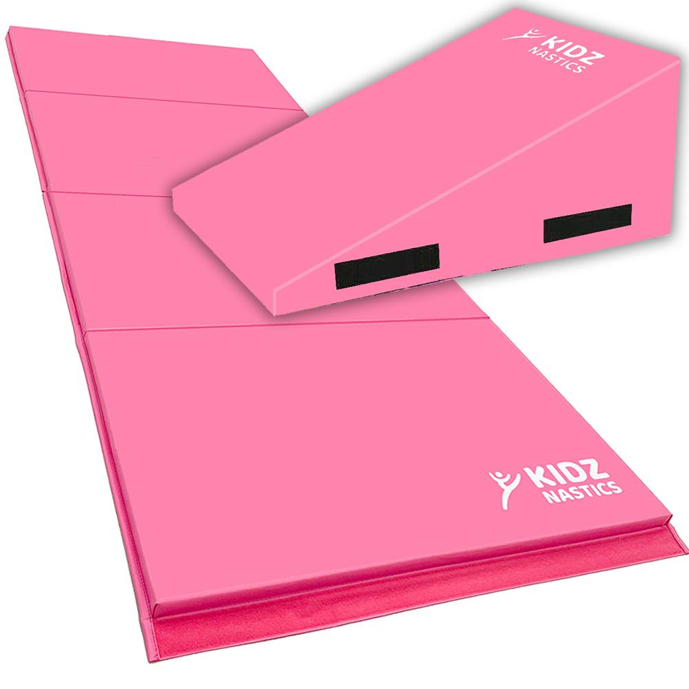 Kidznastics Gymnastics Mini Incline Wedge And Mat Set - Pink | Michael ...