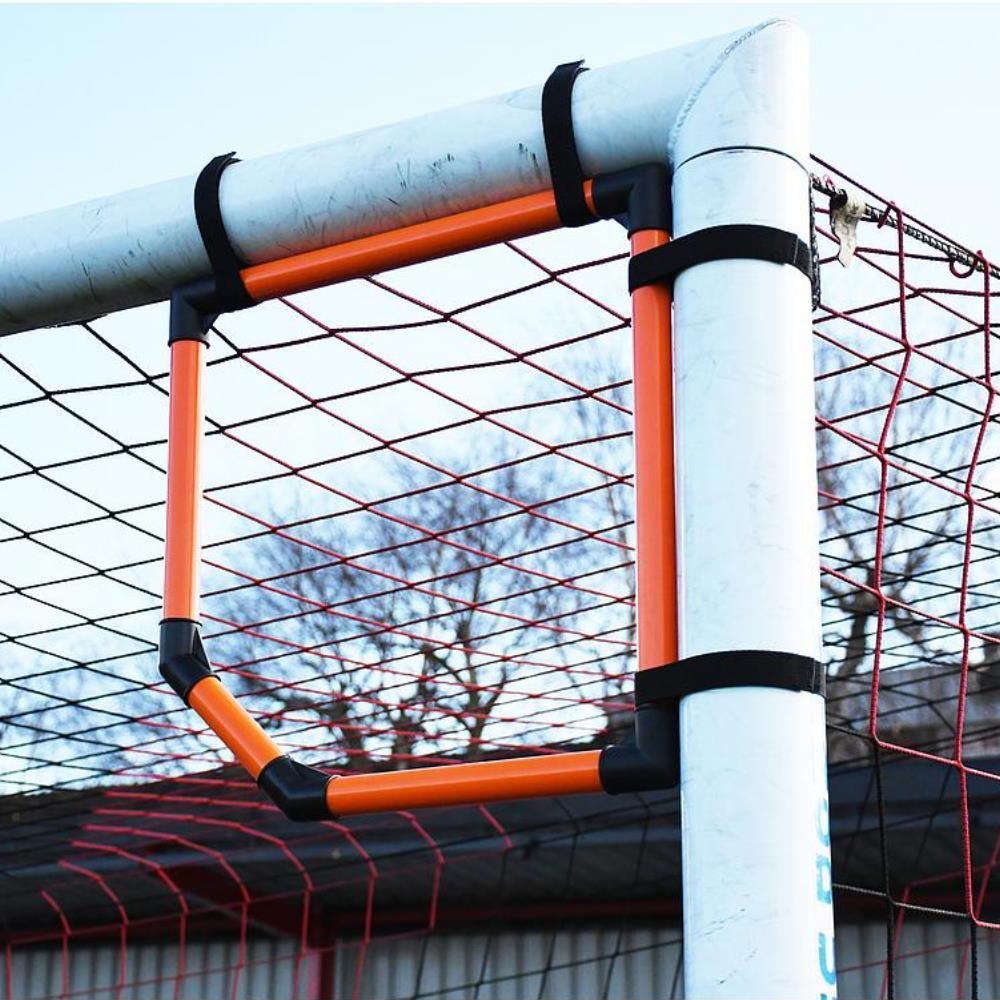 PRECISION MULTI SPORTS GOALPOSTS & TOP BIN CORNER TARGET - BLACK ...