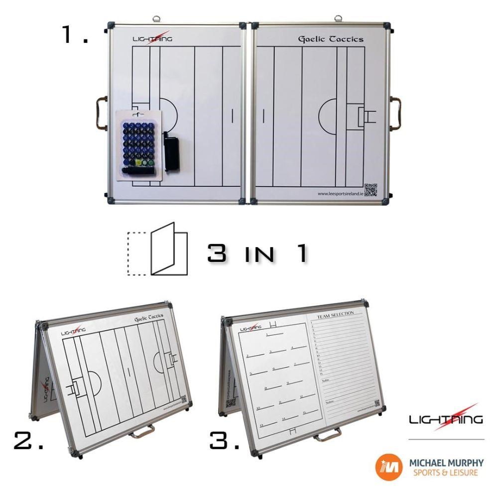 Lightning GAA Foldable Tactics Board | 60X90CM - WHITE | Michael Murphy ...
