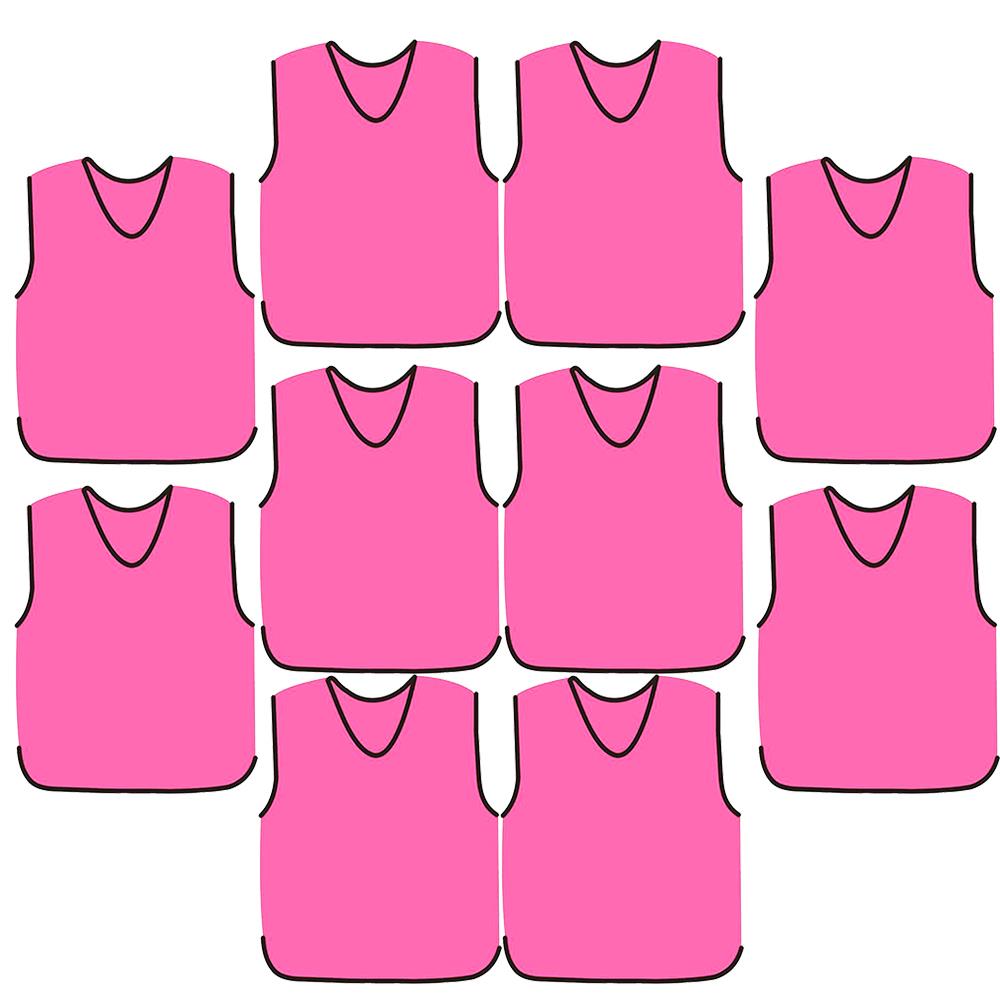 Precision Mesh Training Bib 10 Pack - Pink | Michael Murphy Sports ...