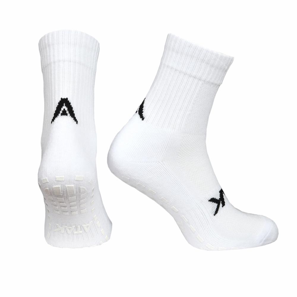 Atak Gripzlite Pro Mid Leg Grip Socks - White | Michael Murphy Sports ...