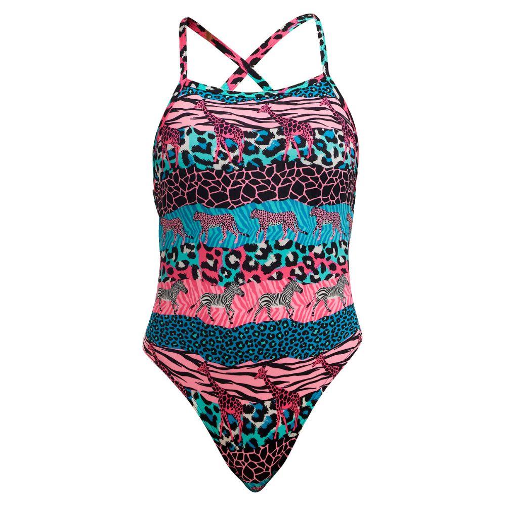 Funkita Girls Wild Things Strapped In One Piece - Multi | Michael ...