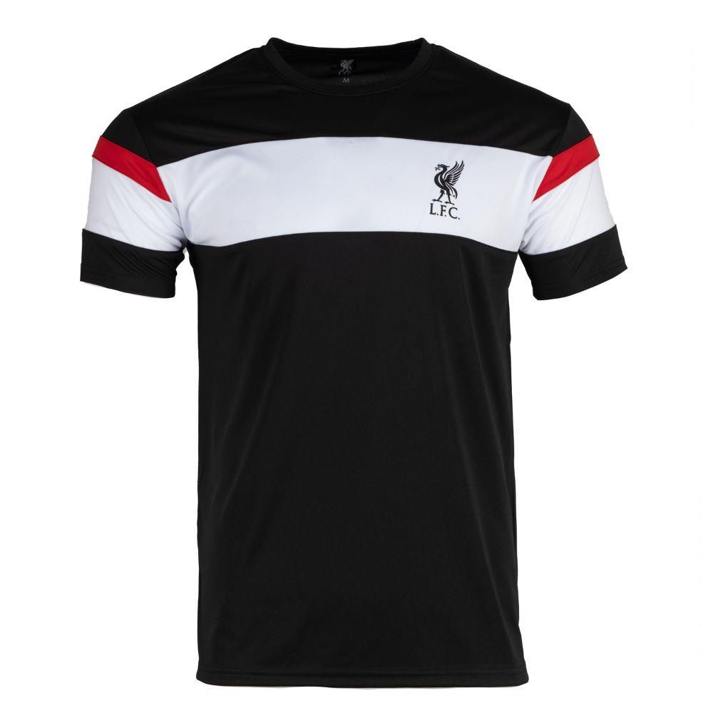 Official Liverpool Merchandise Kids Liverpool Poly T-Shirt - BLACK ...