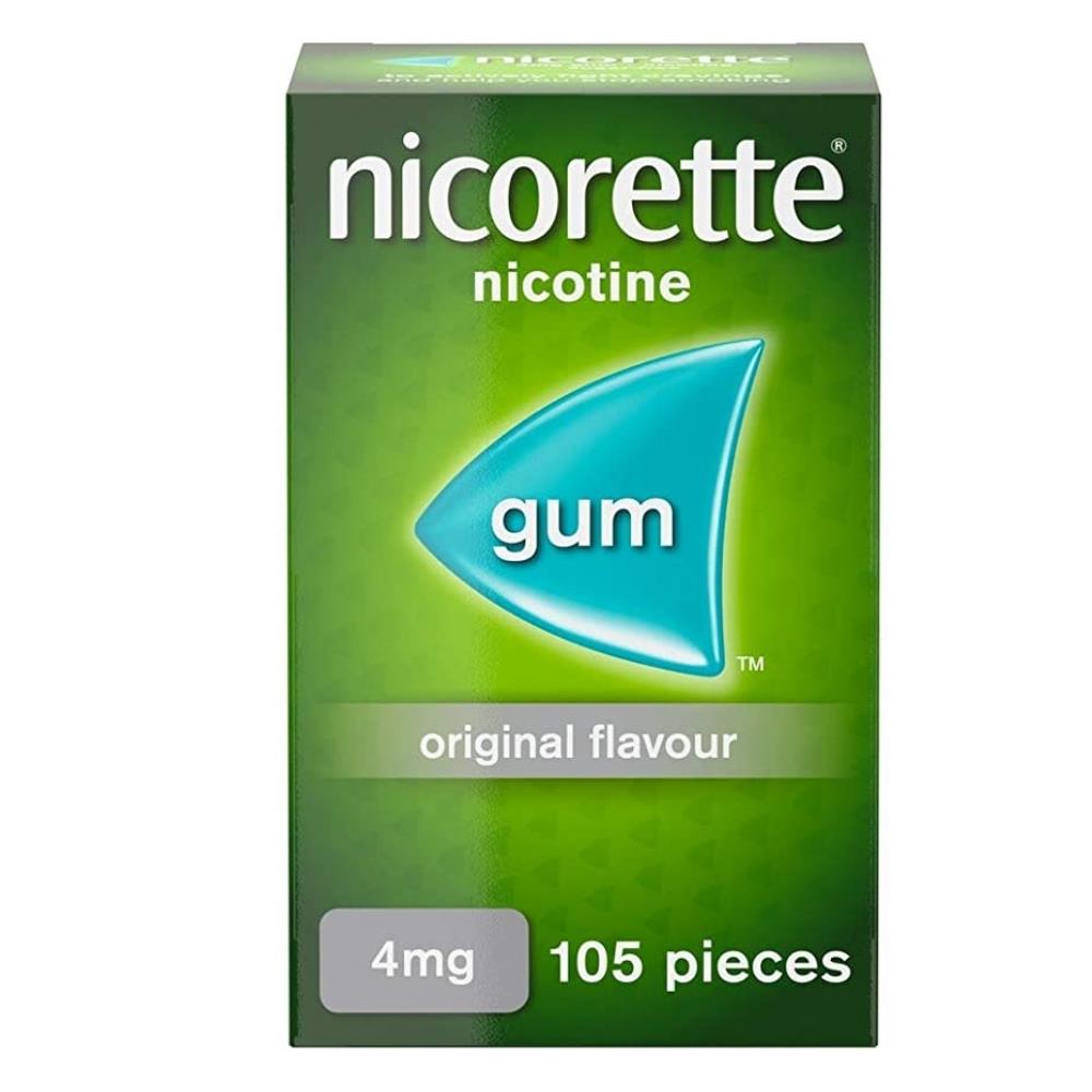 NICORETTE NICORETTE 4MG MEDICATED CHEWING GUM 105 PIECES | Johnstons ...