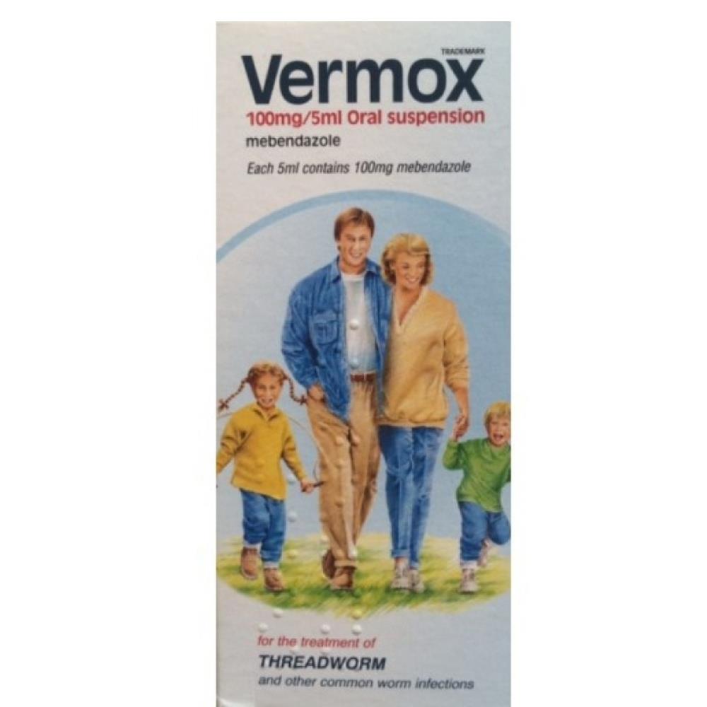VERMOX VERMOX 100mg/5ml SUSPENSION 30ML | Johnstons Pharmacy | Longford ...