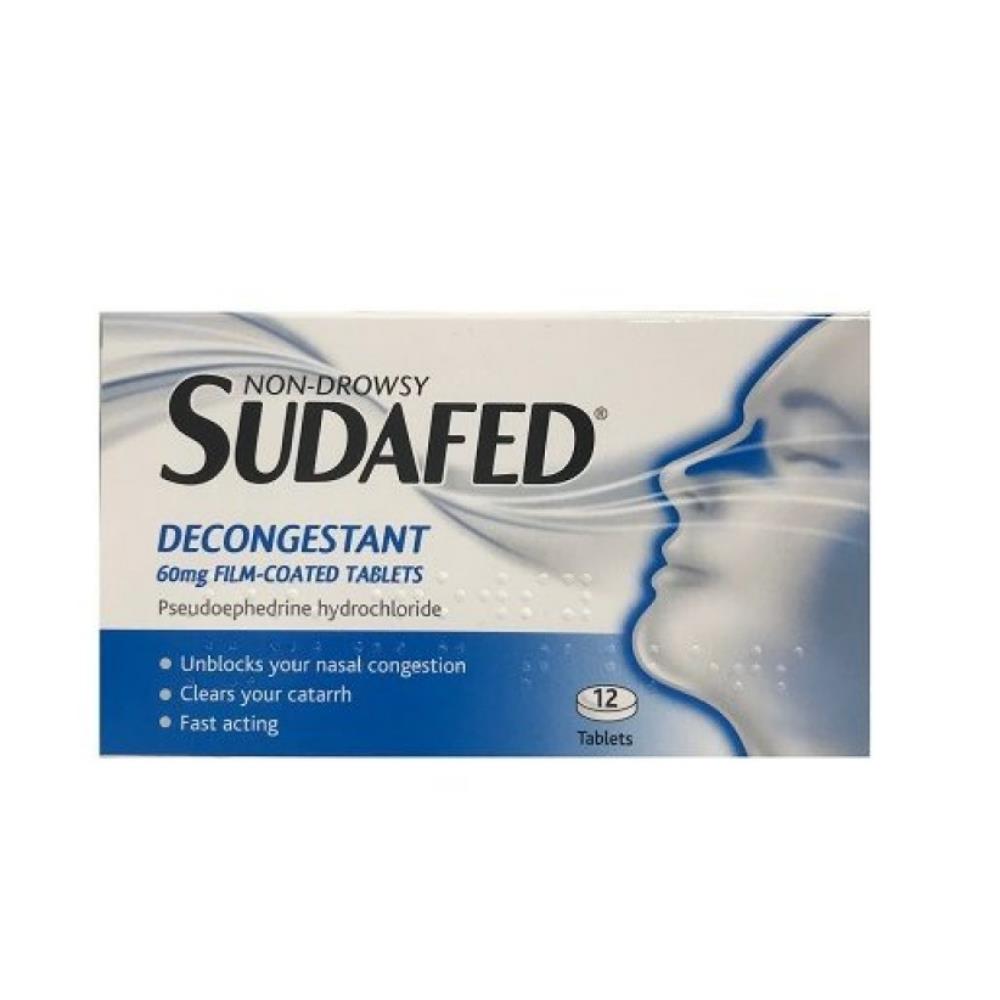 SUDAFED SUDAFED NON-DROWSY DECONGESTANT TABLETS 12S | Johnstons ...