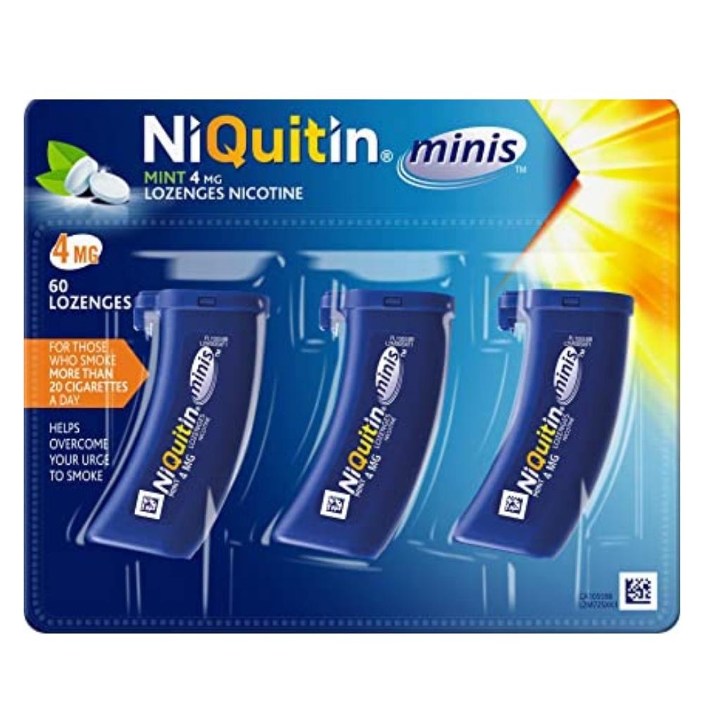 NIQUITIN NIQUITIN MINI MINT 4MG LOZENGES 60 PACK | Johnstons Pharmacy ...
