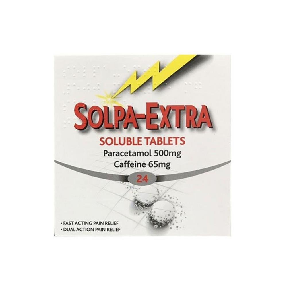 SOLPA- EXTRA SOLPA-EXTRA 500MG/65MG SOLUBLE TABLETS 24 PACK | Johnstons ...