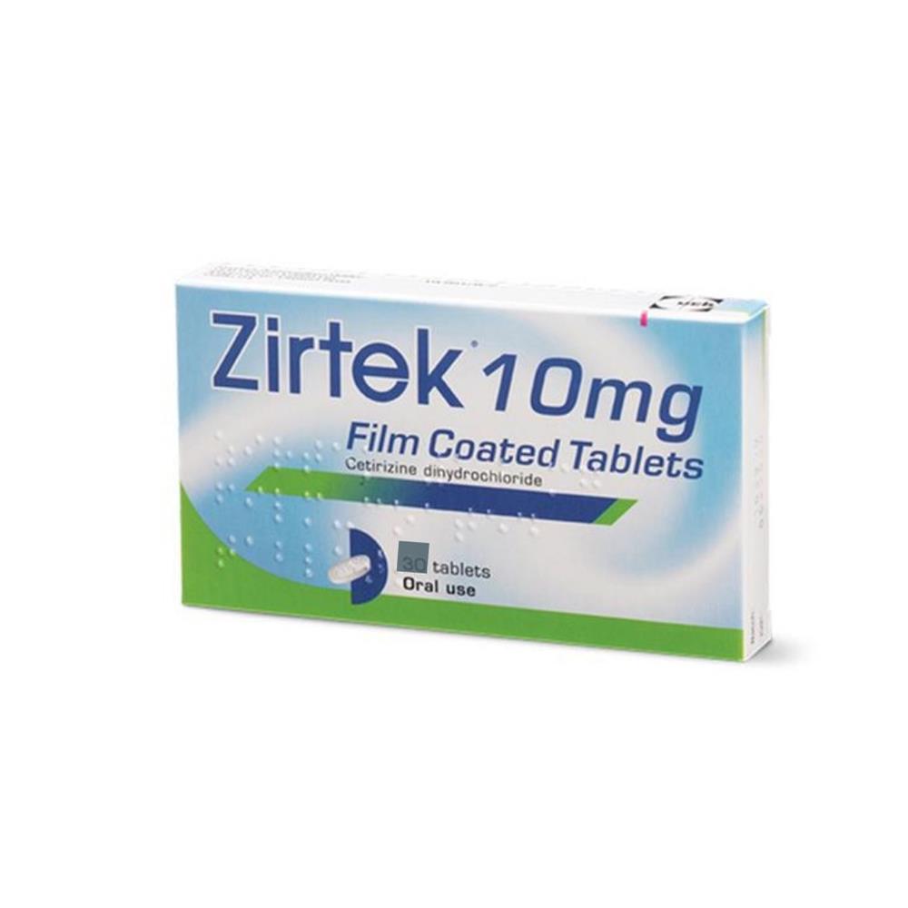 ZIRTEK ZIRTEK ALLERGY 10MG CETRIZINE TABLETS 7 PACK | Johnstons ...