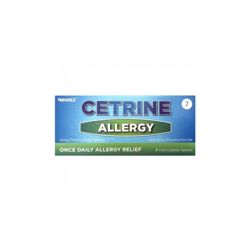 CETRINE CETRINE ALLERGY 10MG TABLETS 7S | Johnstons Pharmacy | Longford ...