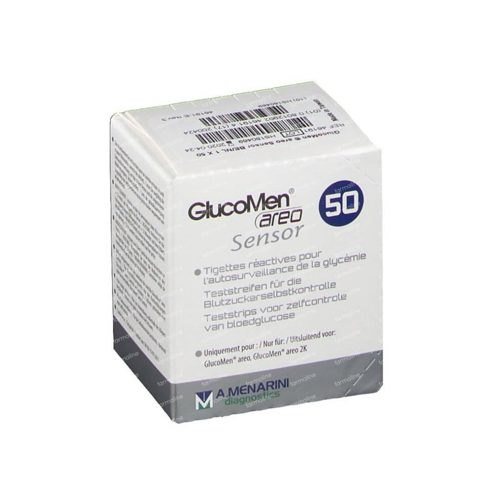 GLUCOMEN GLUCOMEN AREO SENSOR TEST STRIPS 50 PACK | Johnstons Pharmacy ...