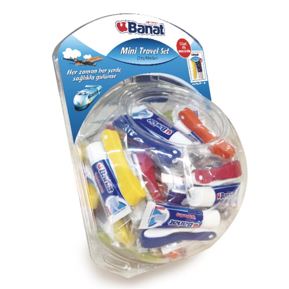 SUNDRELLE BANAT MINI TRAVEL SET TOOTHPASTE & TOOTHBRUSH | Johnstons ...